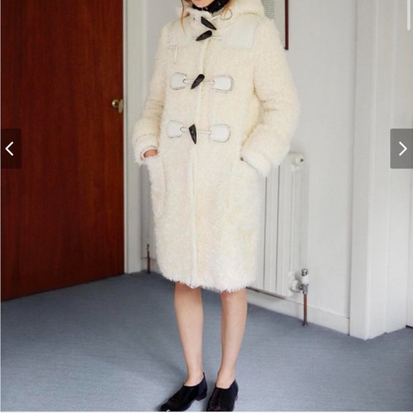 Coach | Jackets & Coats | Coach Runway Fur Rip And Repair Duffle Mohair ...